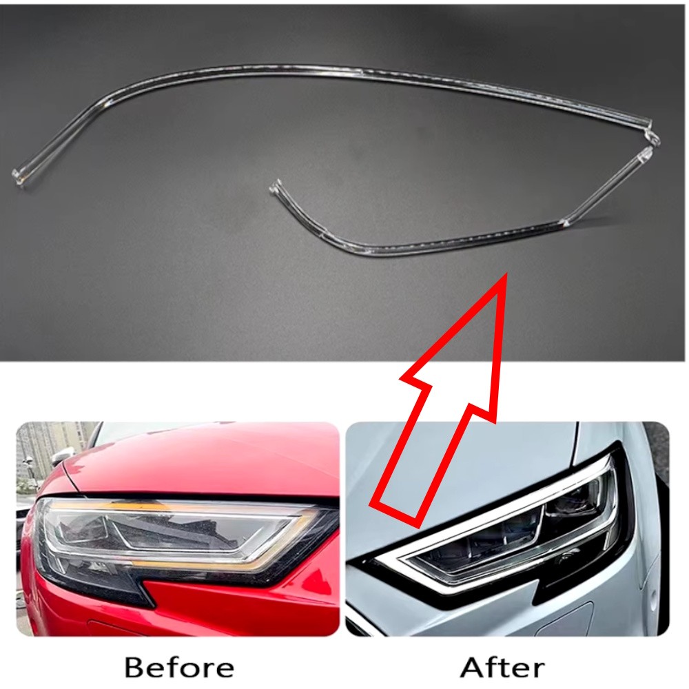Acrylic Tube Light Guide Strip Light DRL Sinistro Audi A3 8V Restyling ...