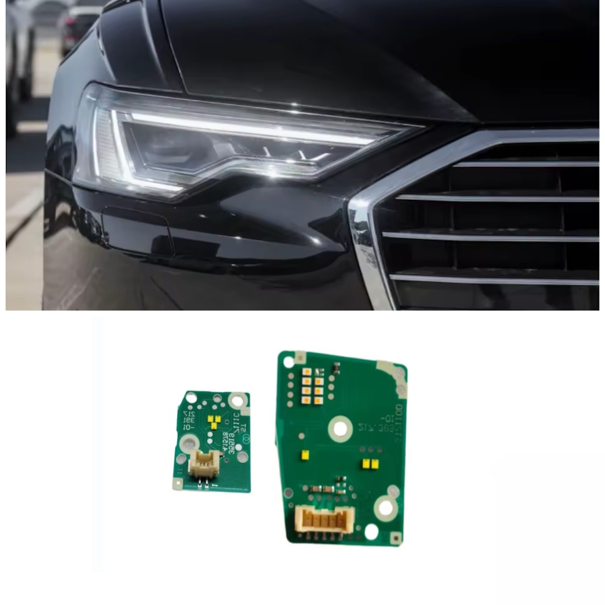 Audi A6 C8 Right LED Headlight Full LED Module Daytime Running Lights ...