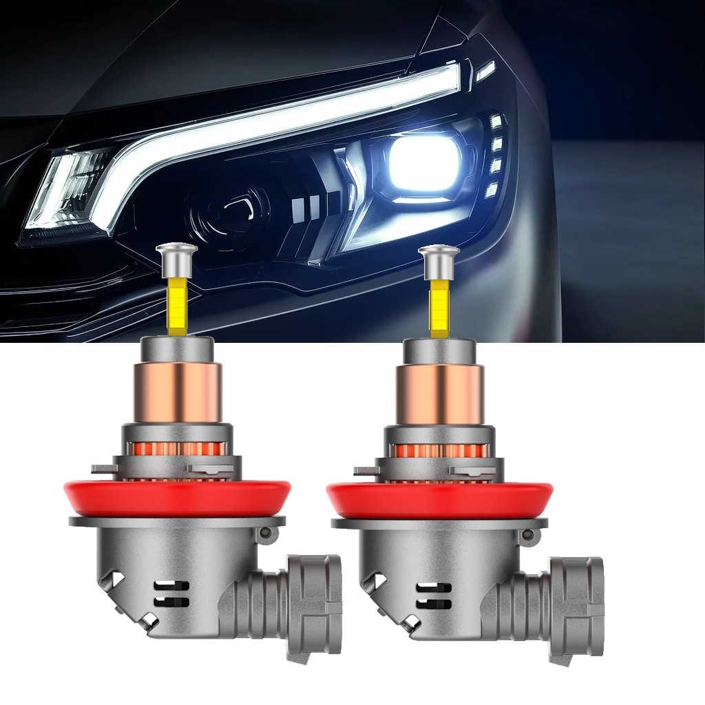 Lampade Led H11 6000k per Lenticolare CORTE Canbus Stessa Misura ...