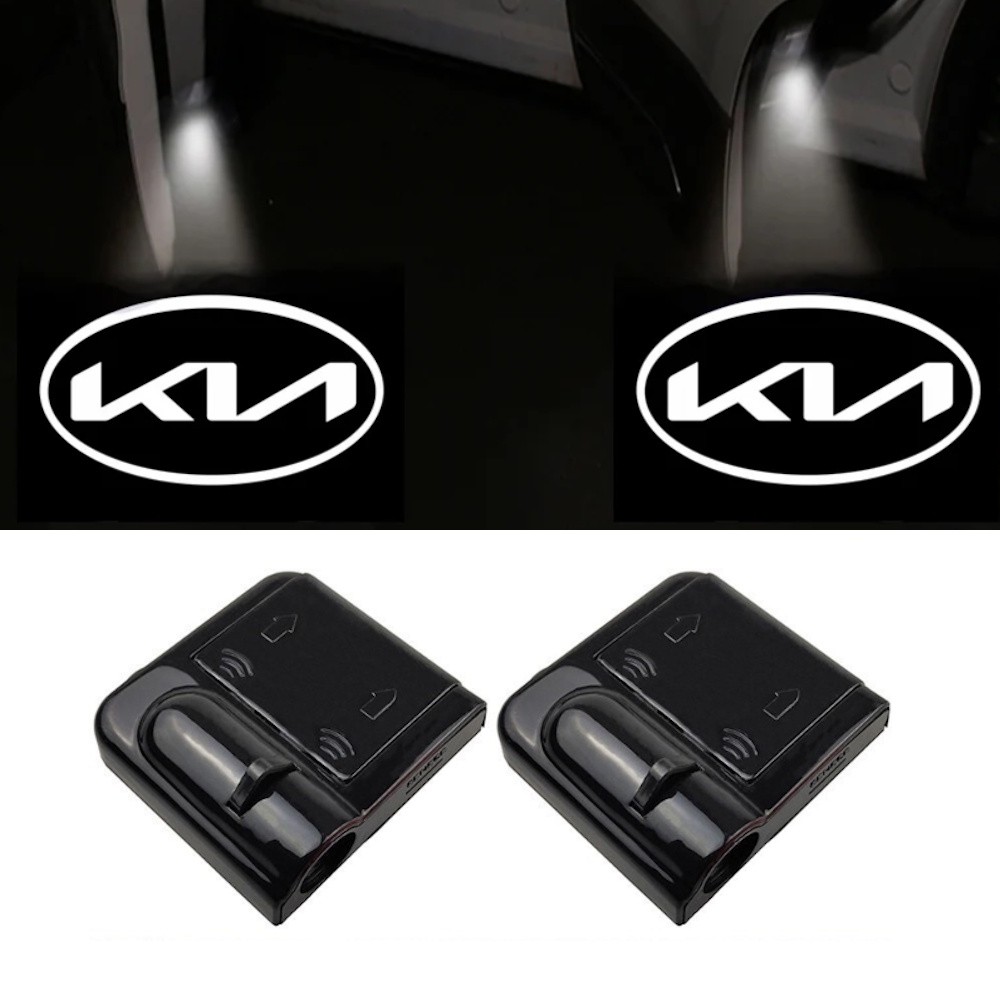 Proiettore Logo LED KIA Sorento 4 per Portiera con Batteria no Fori no ...