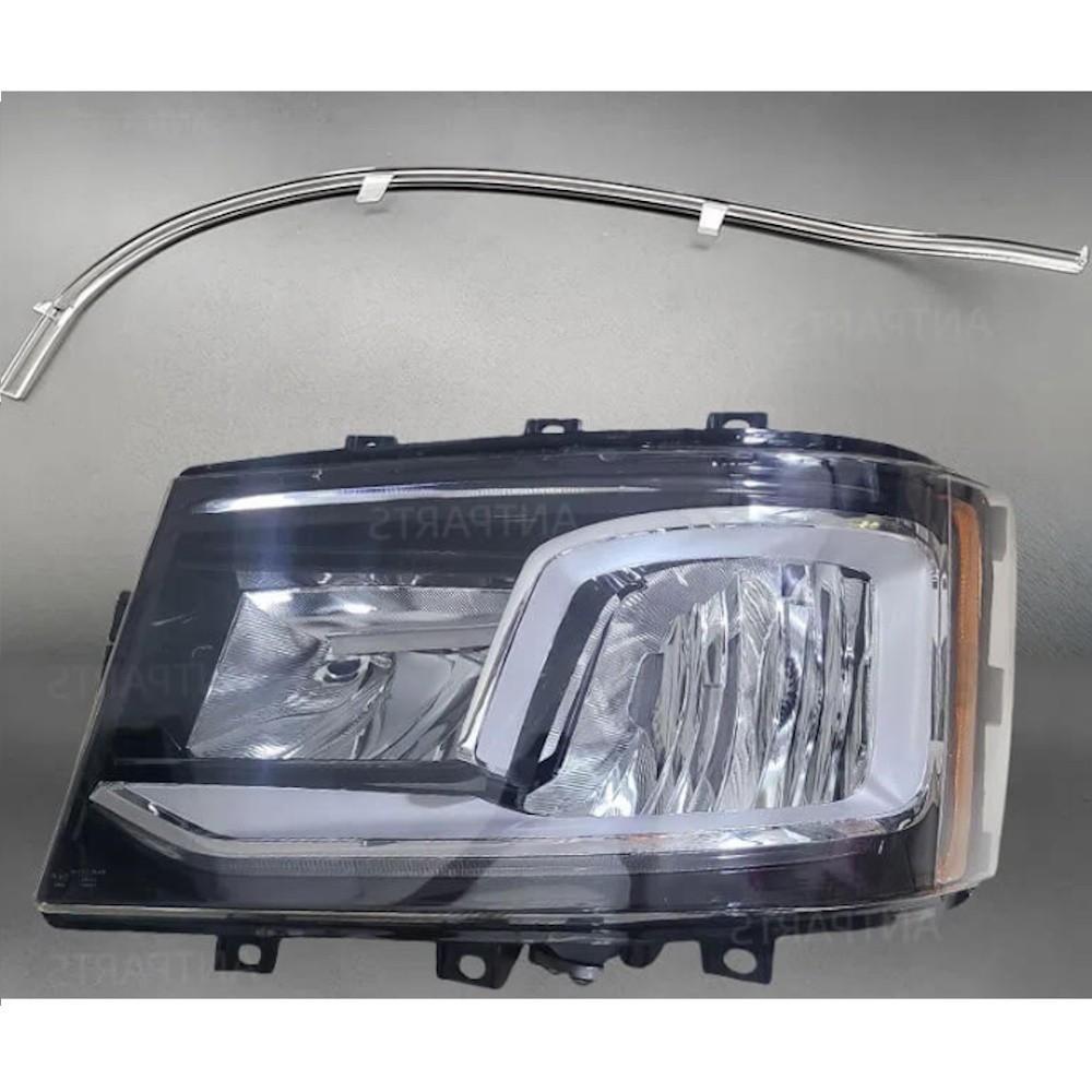 Fiber Optic Polycarbonate DRL SCANIA Left Replacement Headlight Acrylic ...